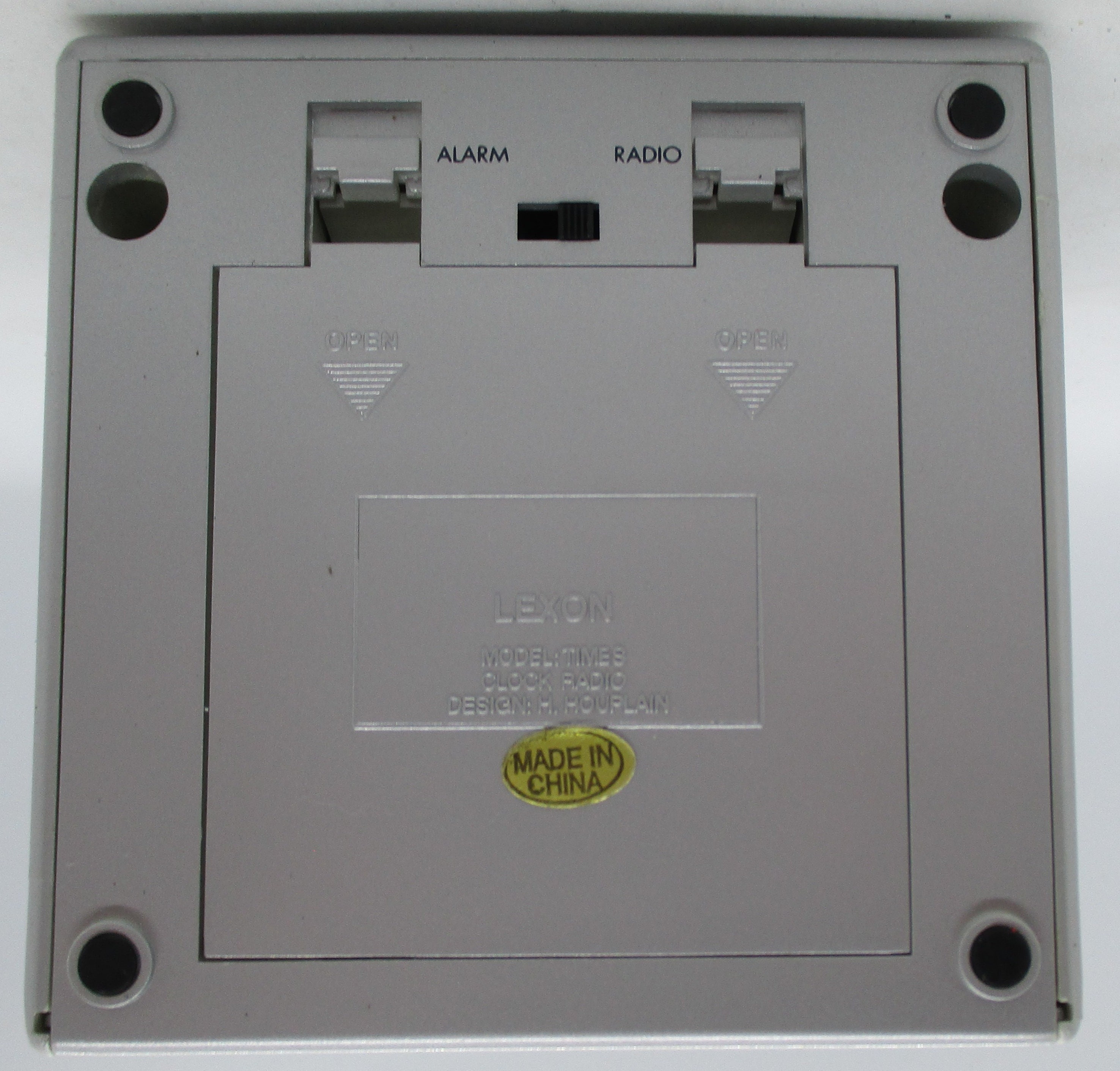 New Rare Lexon Silver Cube Analog Alarm Clock Radio 1990s - Etsy