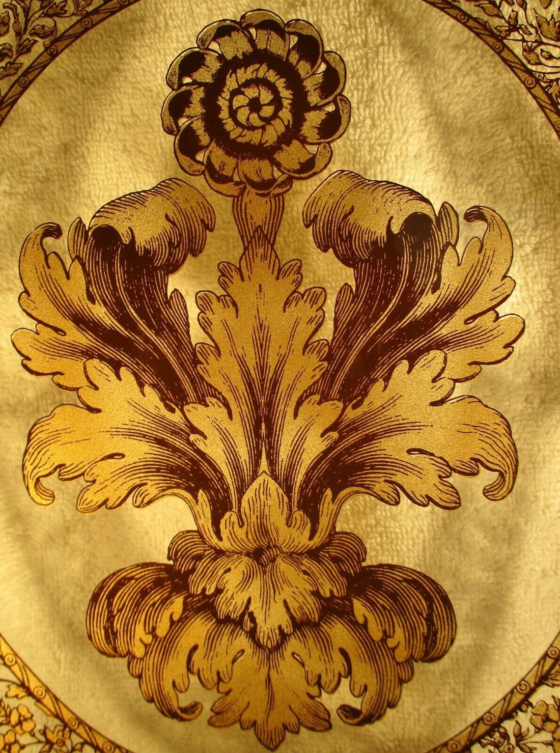 Gold Framed Bombay Company Royal Botanical II Gold Print on | Etsy