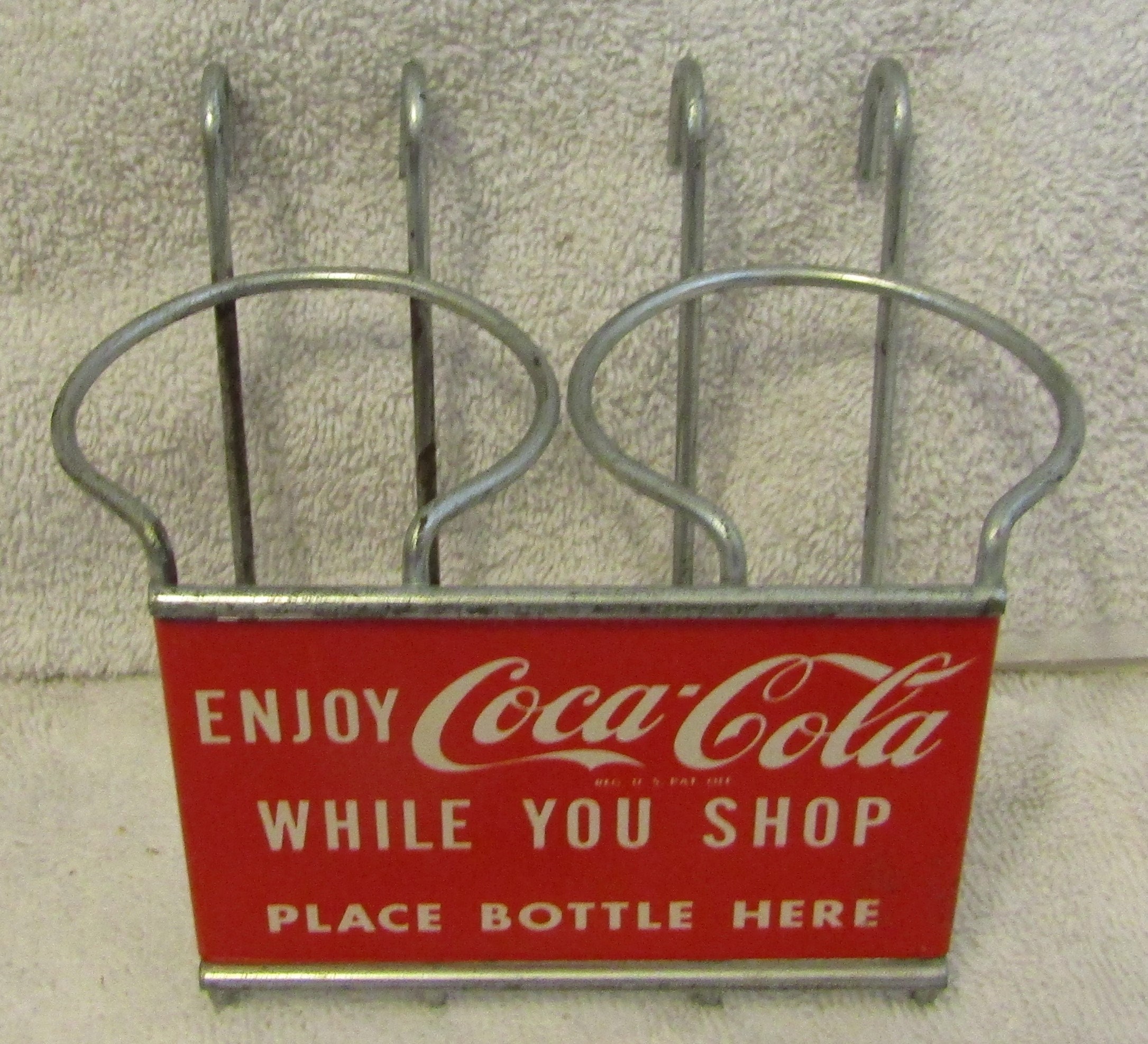 Vintage Enjoy COCA-COLA While You Shop Shopping Cart Metal - Etsy