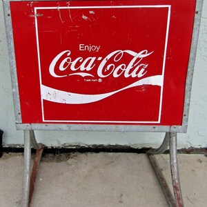 Vintage Coca-cola General Store Ice Cooler Chest Stand - Etsy