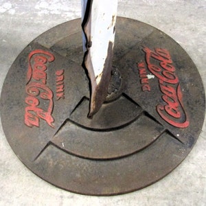 Antique 1950s Coca-cola Police Crossing Guard Advertising Sign - Etsy