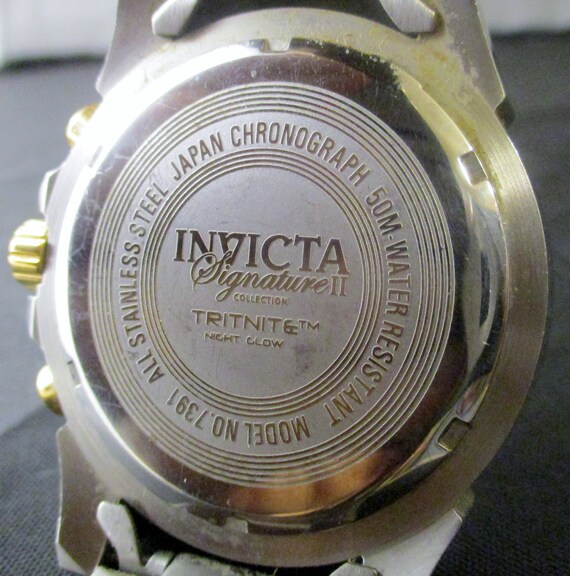 Invicta Signature Men Model 7391 - Men's Watch Quartz - Gem