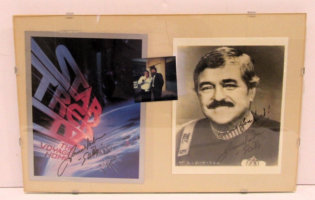 James Doohan Star Trek IV the Voyage Home Autographed Photo Set - Etsy