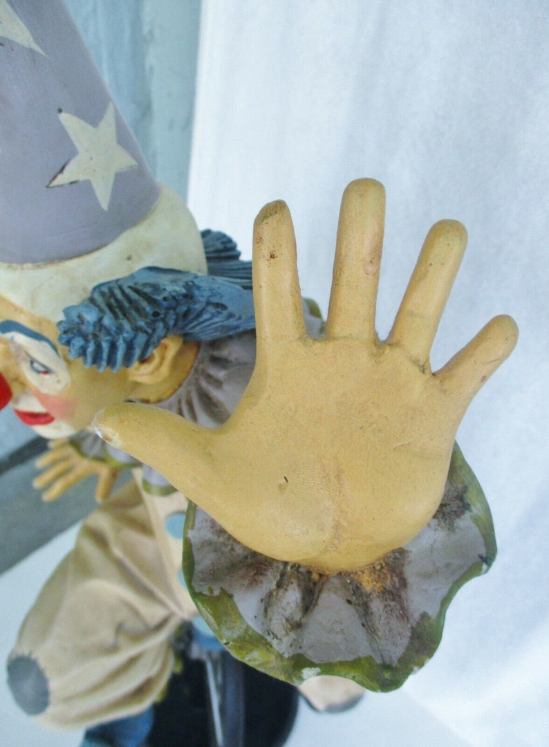 Vintage Jun Asilo Signed 1956 Clown Riding a Unicycle - Etsy