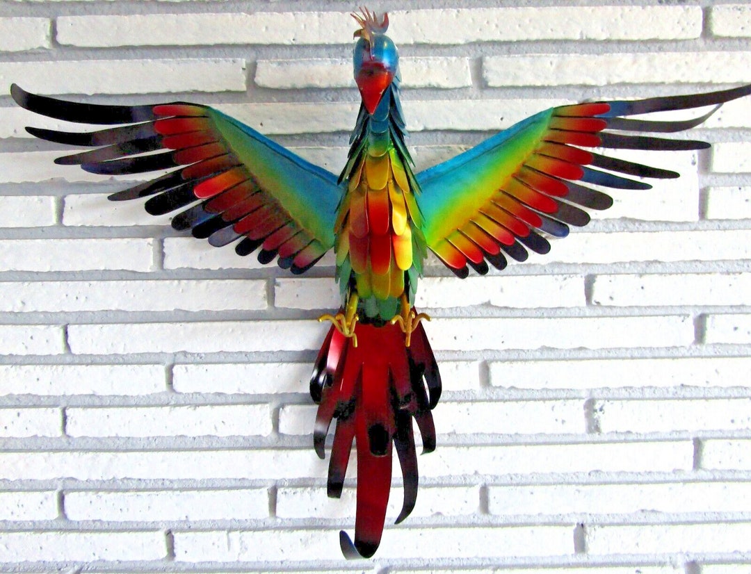 Wind & Weather Multi-color Metal Phoenix Wall Art - Etsy