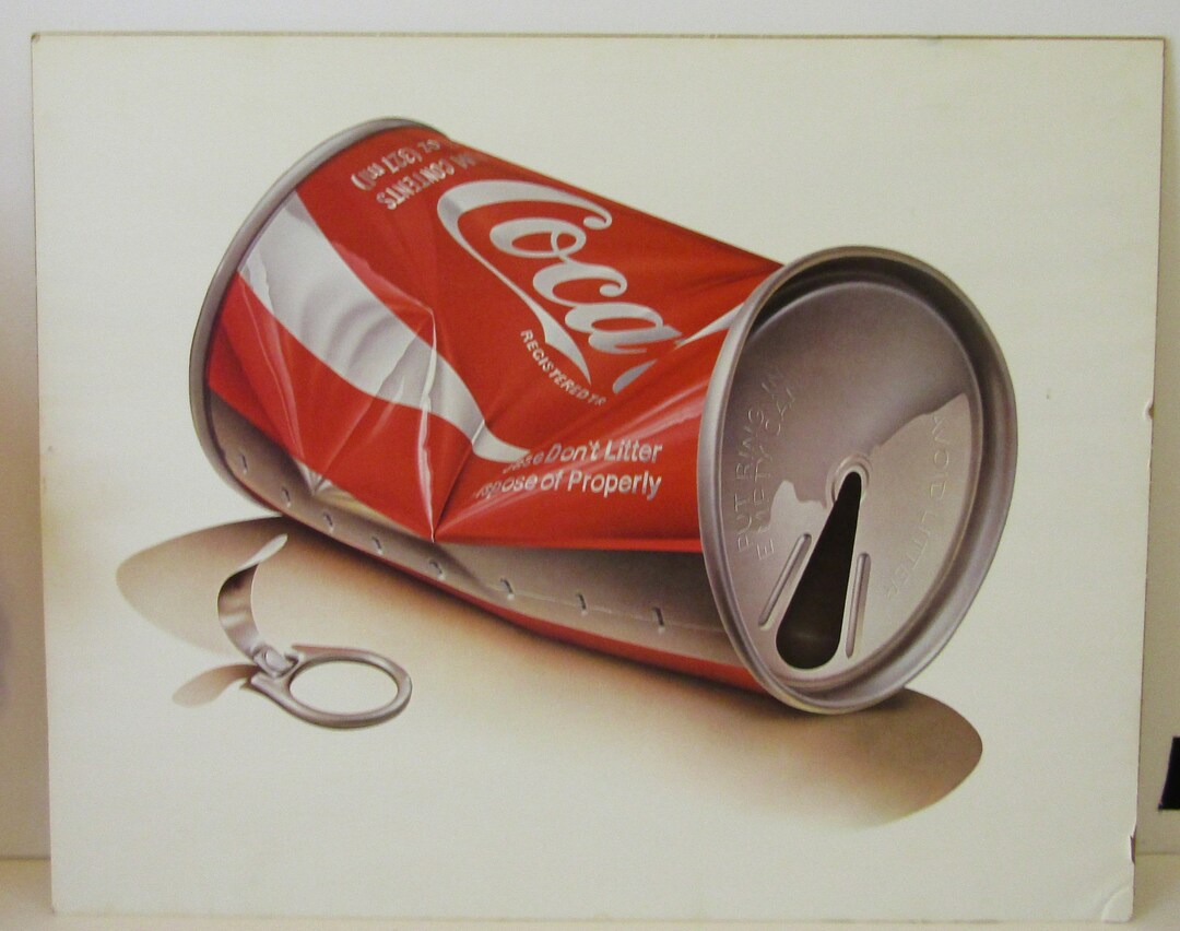 1981 Coca-cola Can Art Print by Tom Lidell / Scandecor - Etsy