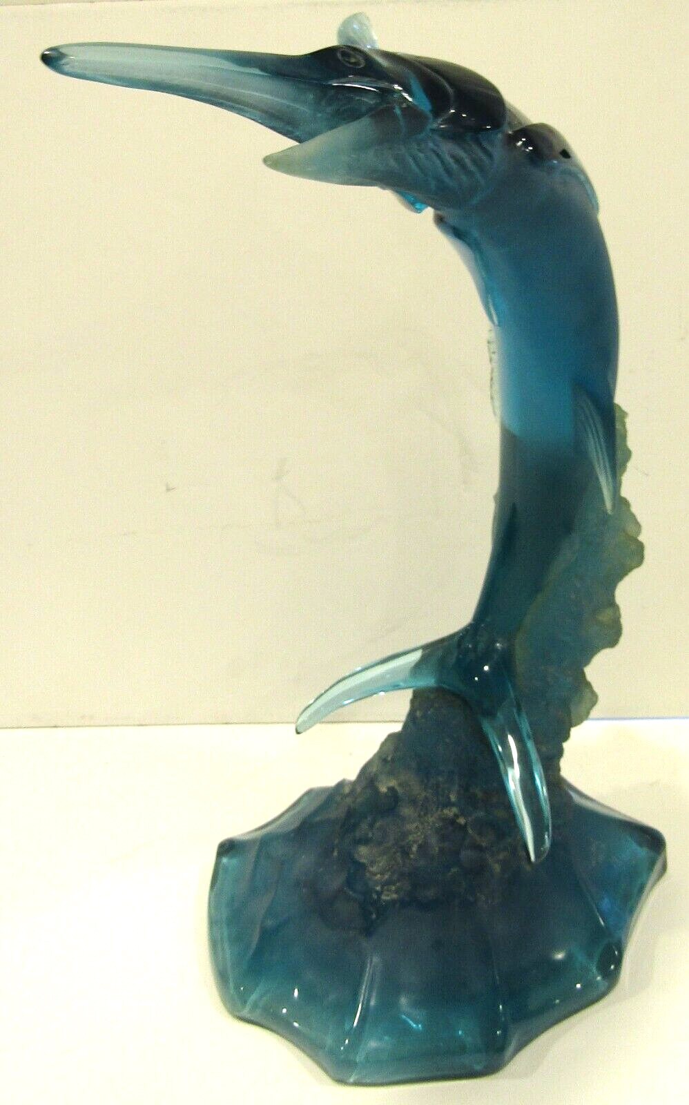 Rare Large Robert Wyland 1983 Blue Acrylic Jumping Marlin in - Etsy