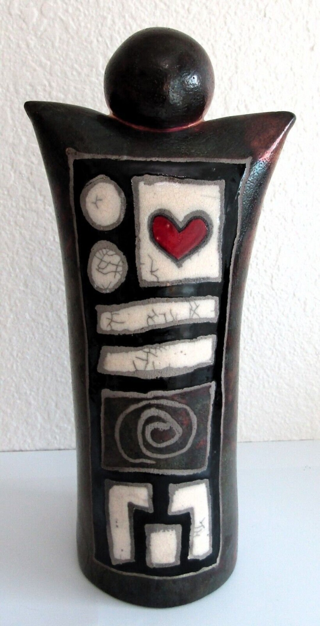 1980s Barbara Hertel Ceramic Spirit People Raku 12 Studio Pottery - Etsy