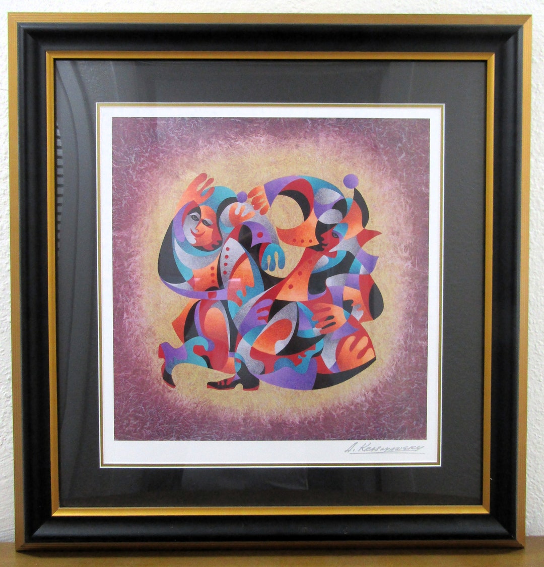 Anatole Krasnyansky Signed Seriolithograph Poetry in Motion Matted ...