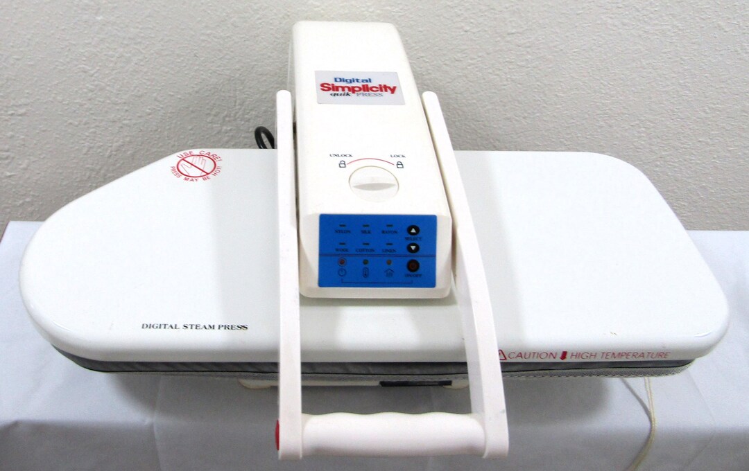 Digital Simplicity Quik Press SSP200 Steam Iron Pressing Graphics ...