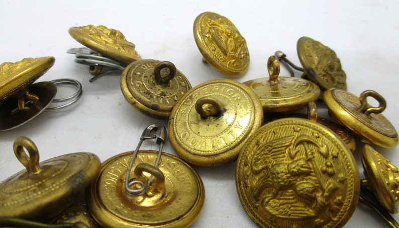 Lot of 67 Brass Military Buttons - Etsy