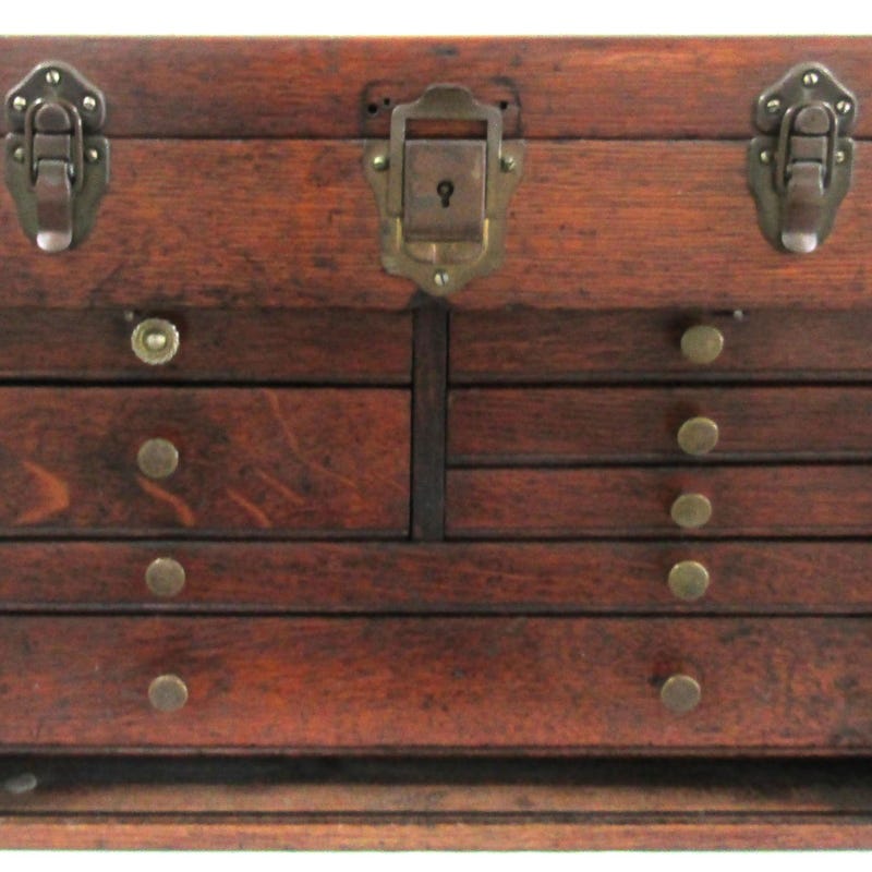 Wooden Tool Chest - Etsy