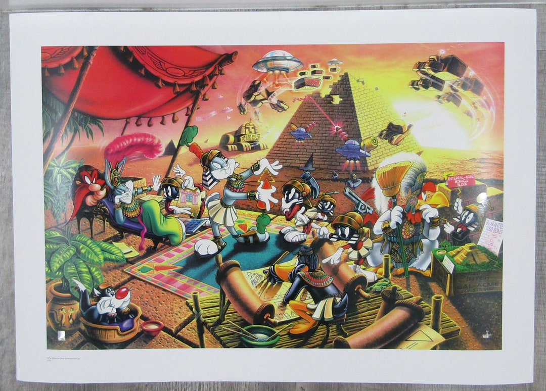 Looney Tunes Pyramid Scheme Seriolithograph Animation Appraisal and COA ...
