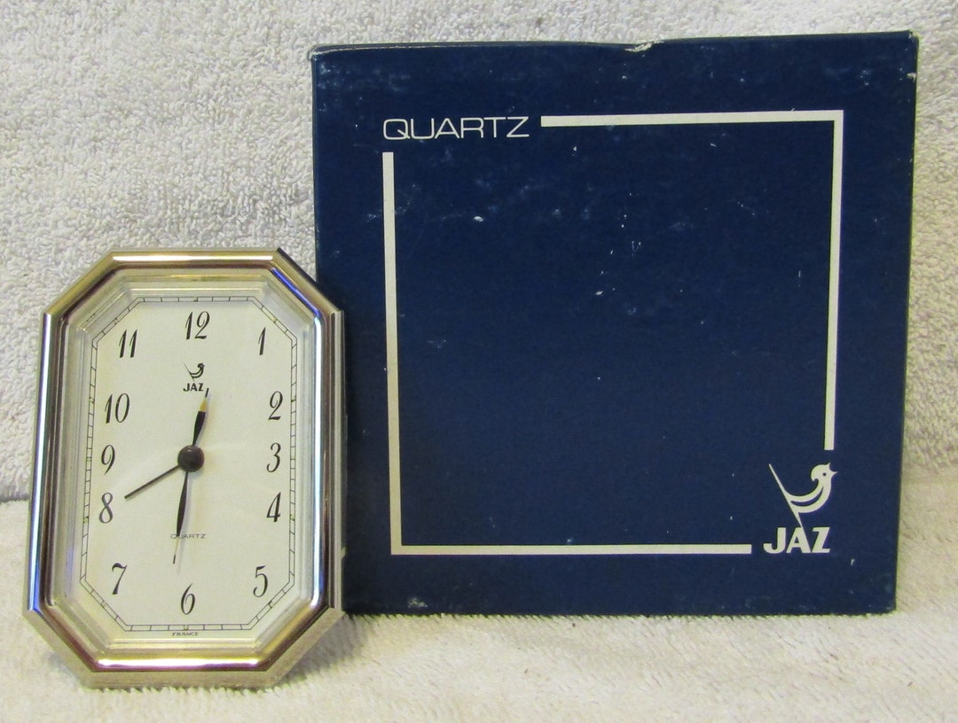 French JAZ Octagon Quartz Alarm Clock in Original Box - Etsy