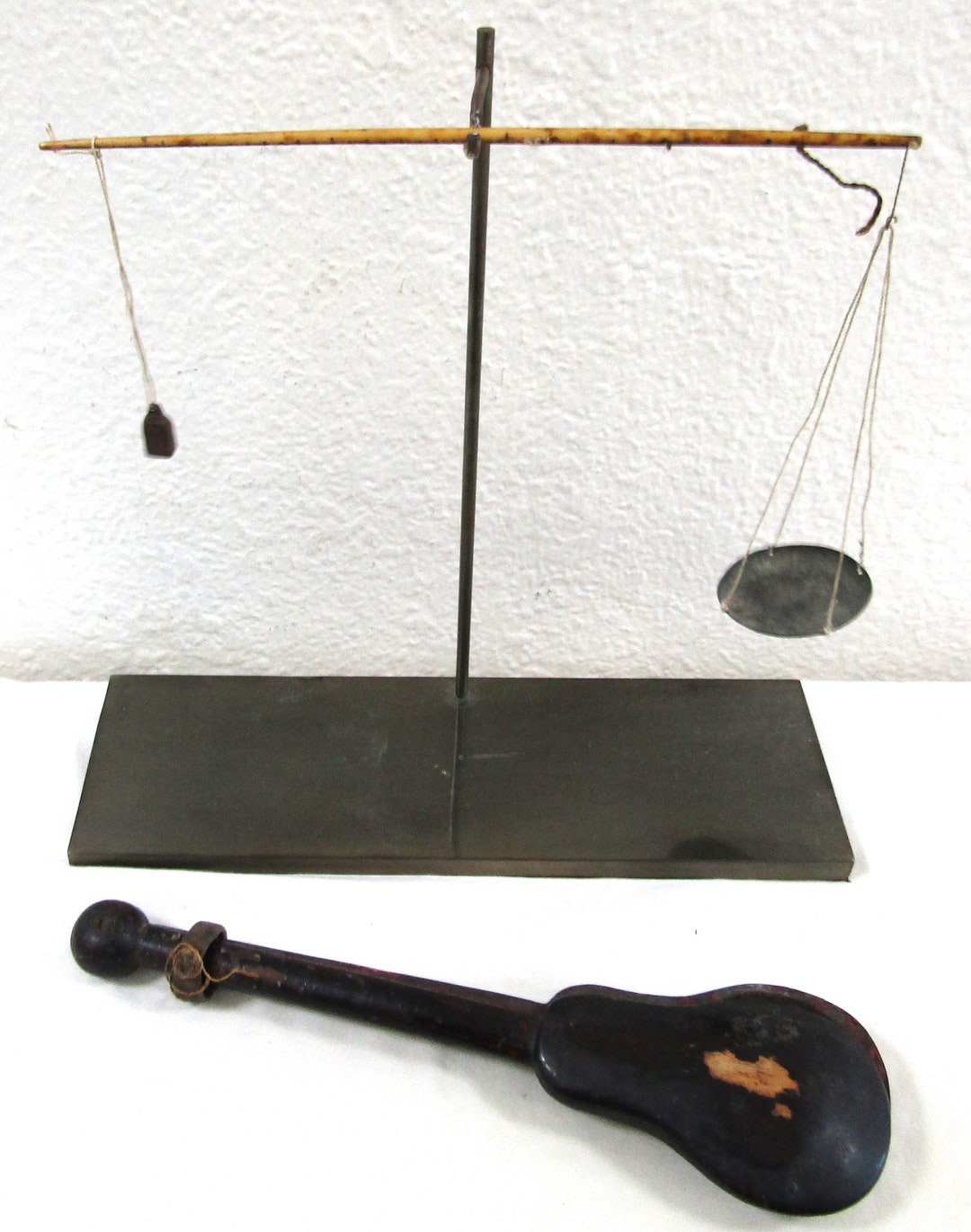 Antique Chinese Opium Scale Dotchin Complete With Stand - Etsy