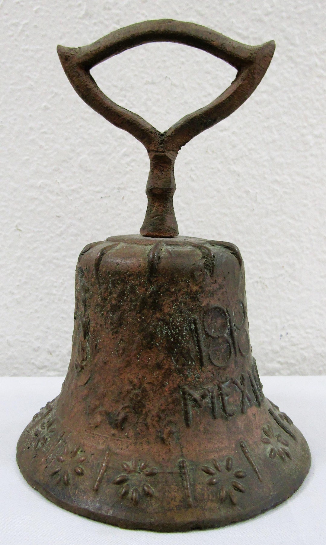 Antique Bronze Hand Bell Mexican Spanish Colonial Mission 1818 - Etsy