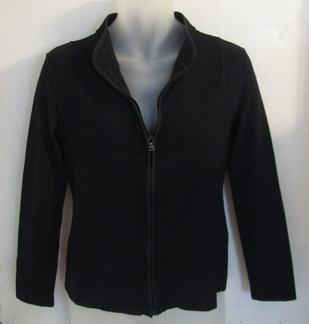 Prada Black Nylon Knit Bath Jacket Size Medium - Etsy