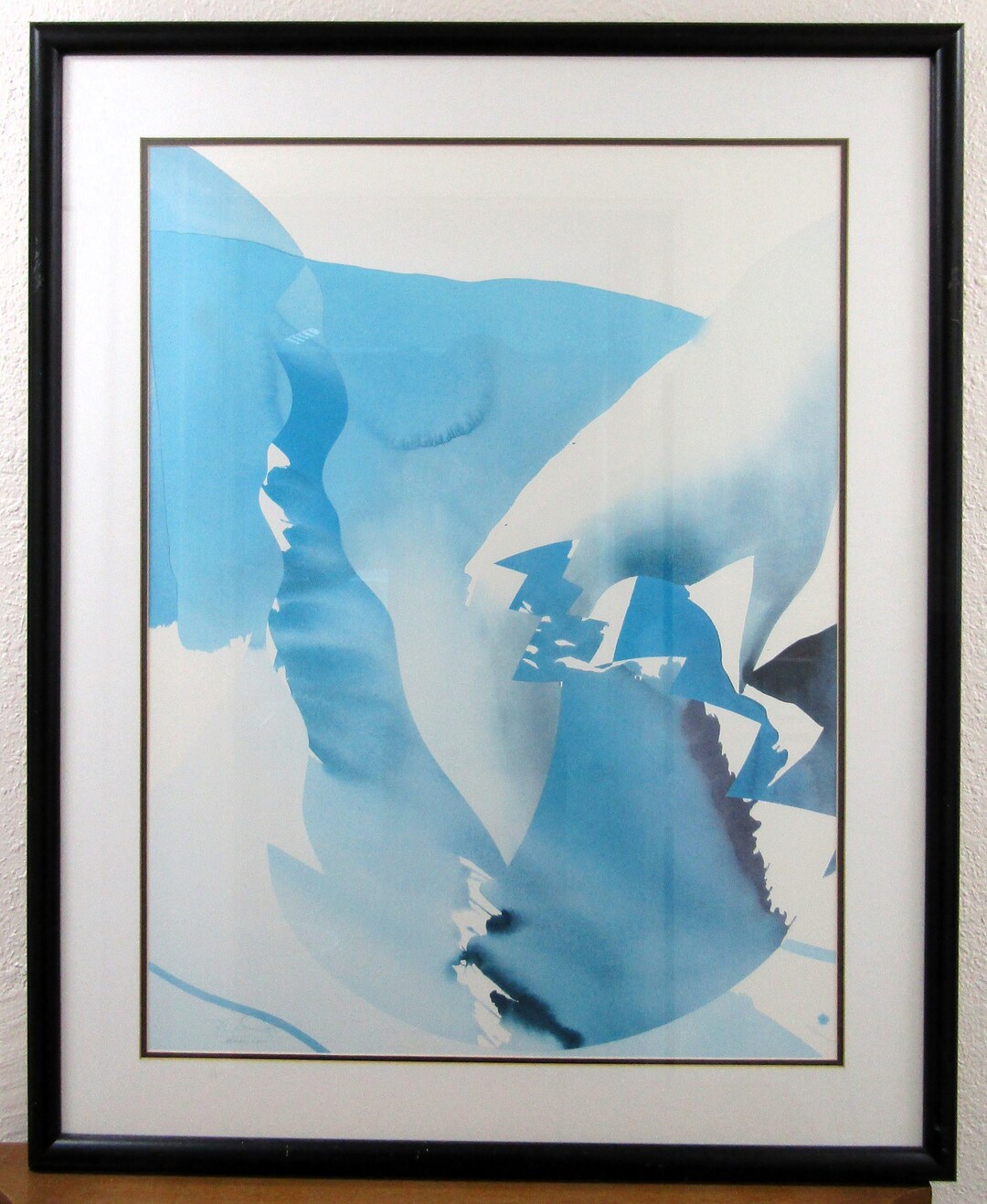 Peter Kitchell Modern Art "human Limit A" Lithograph Framed and Matted ...