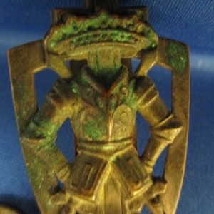 Antique Brass Crusader Belt Loop Key Holder - Etsy