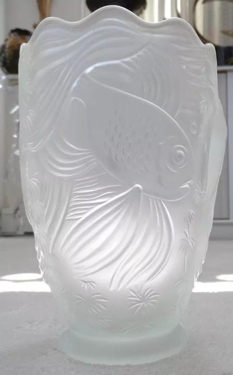 Art Deco Josef Inwald Barolac Verlys Gold Fish Koi Vase - Etsy