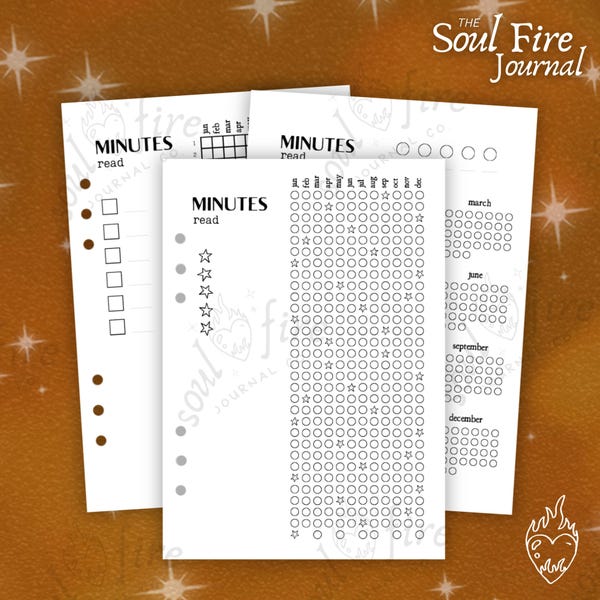 Reading Goals Color in Tracker Custom Book Log Journal Page Reading ...