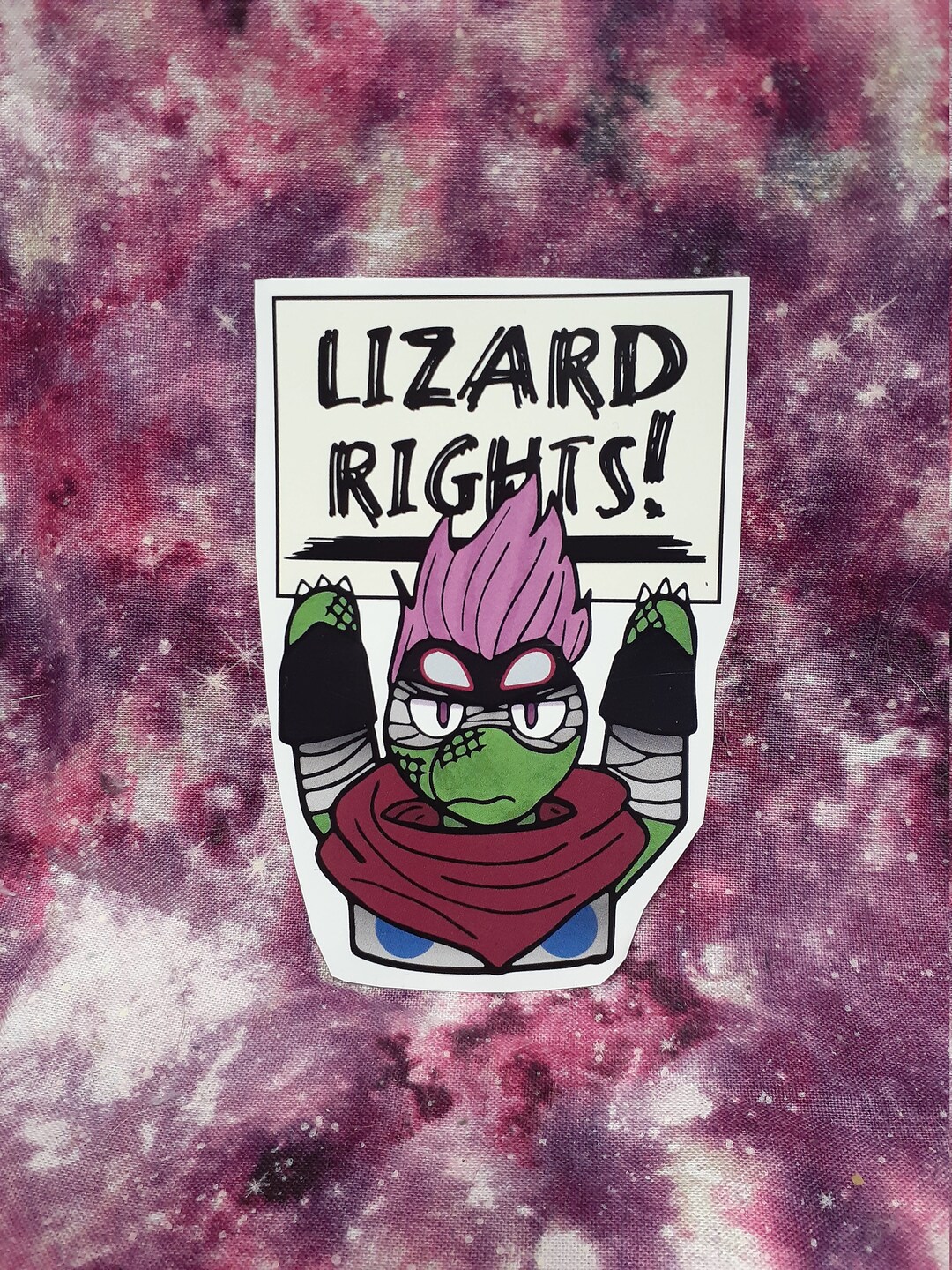 MHA League of Villains Spinner Lizard Rights Vinyl Sticker - Etsy