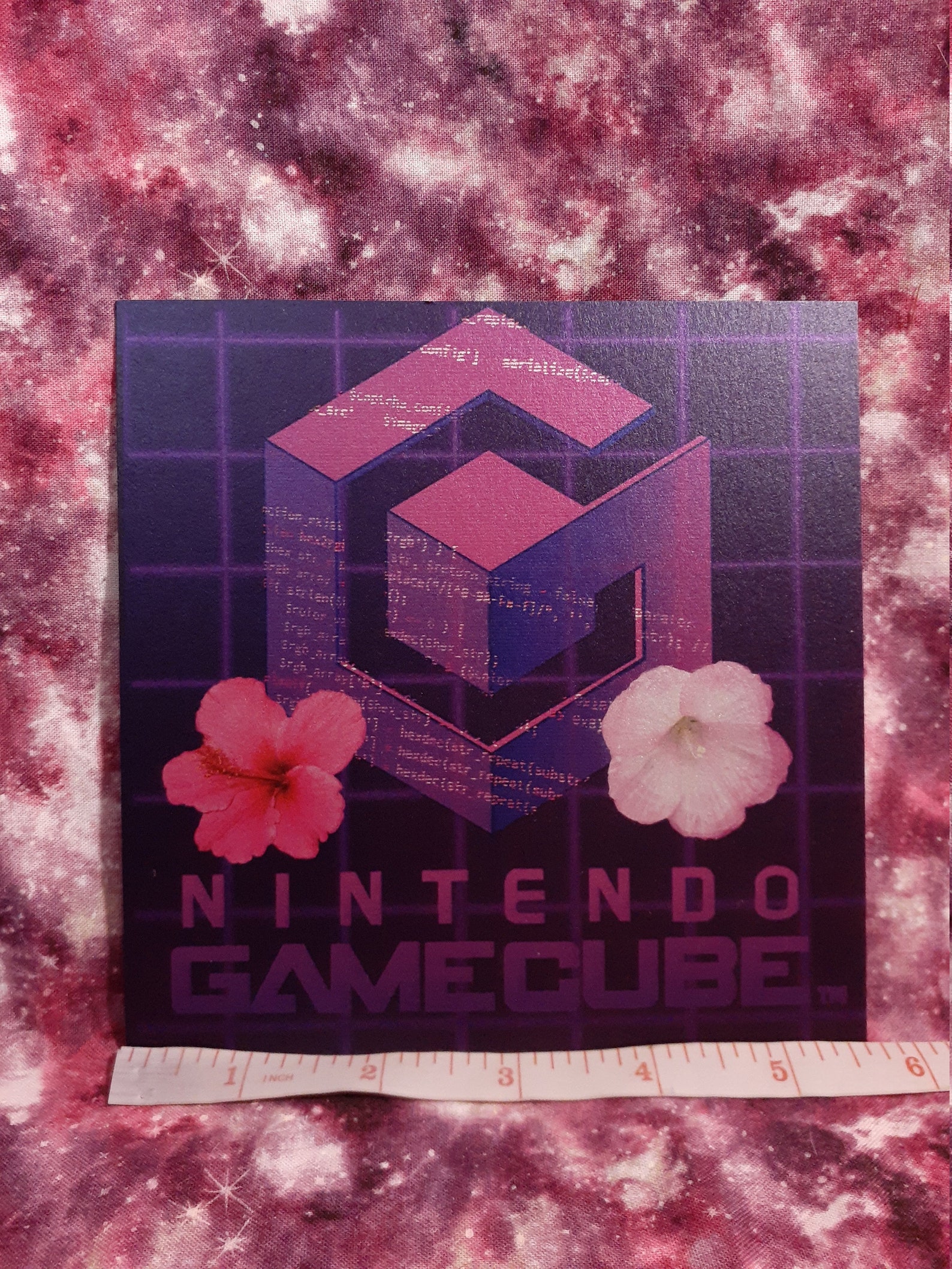 Vaporwave Gamecube Print- Different Sizes, Shimmer Option Available - Etsy