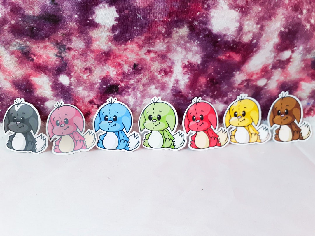 Neopets Kacheek Plushies Vinyl Stickers- Multiple Different Colors! - Etsy