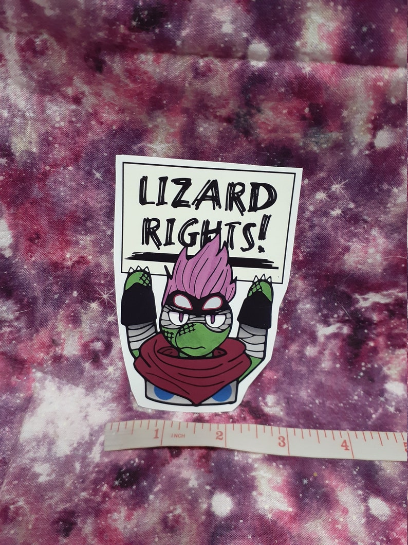 MHA League of Villains Spinner Lizard Rights Vinyl Sticker - Etsy
