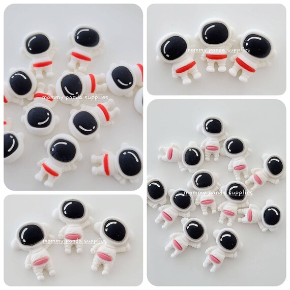 Boy Girl Astronaut Space UFO Alien Flatback Resin Cabochon - Etsy