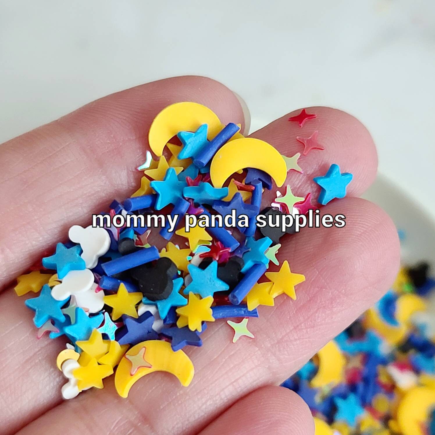 Royal Blue Mouse Mix Stars Moon Stars Glitter Sprinkle Mix - Etsy