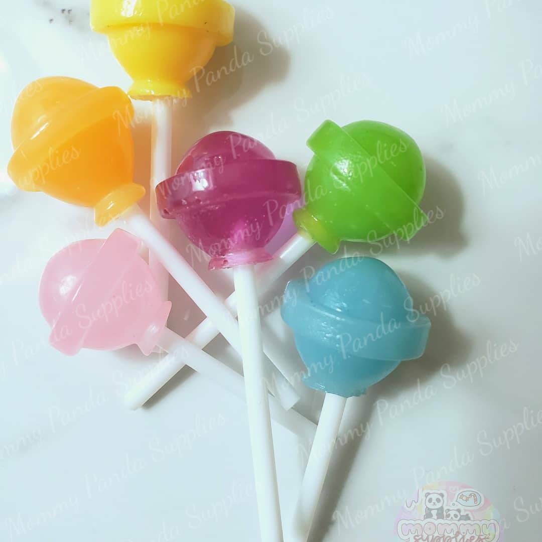 Various Styles Mouse Ears Gummy Bear Heart Start Lollipops Candy Resin ...