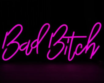 Bad Neon Sign - Etsy
