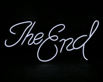 Neon Light Sign the End - Etsy
