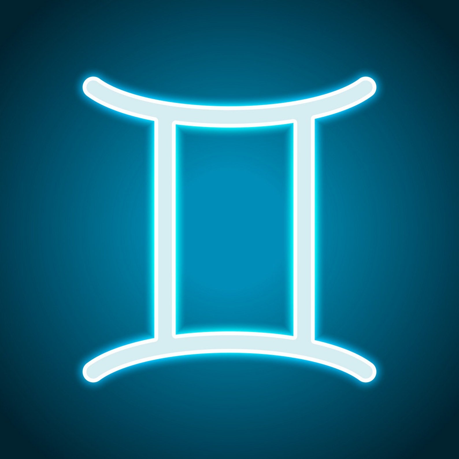 Neon gemini wallpaper - zillanery