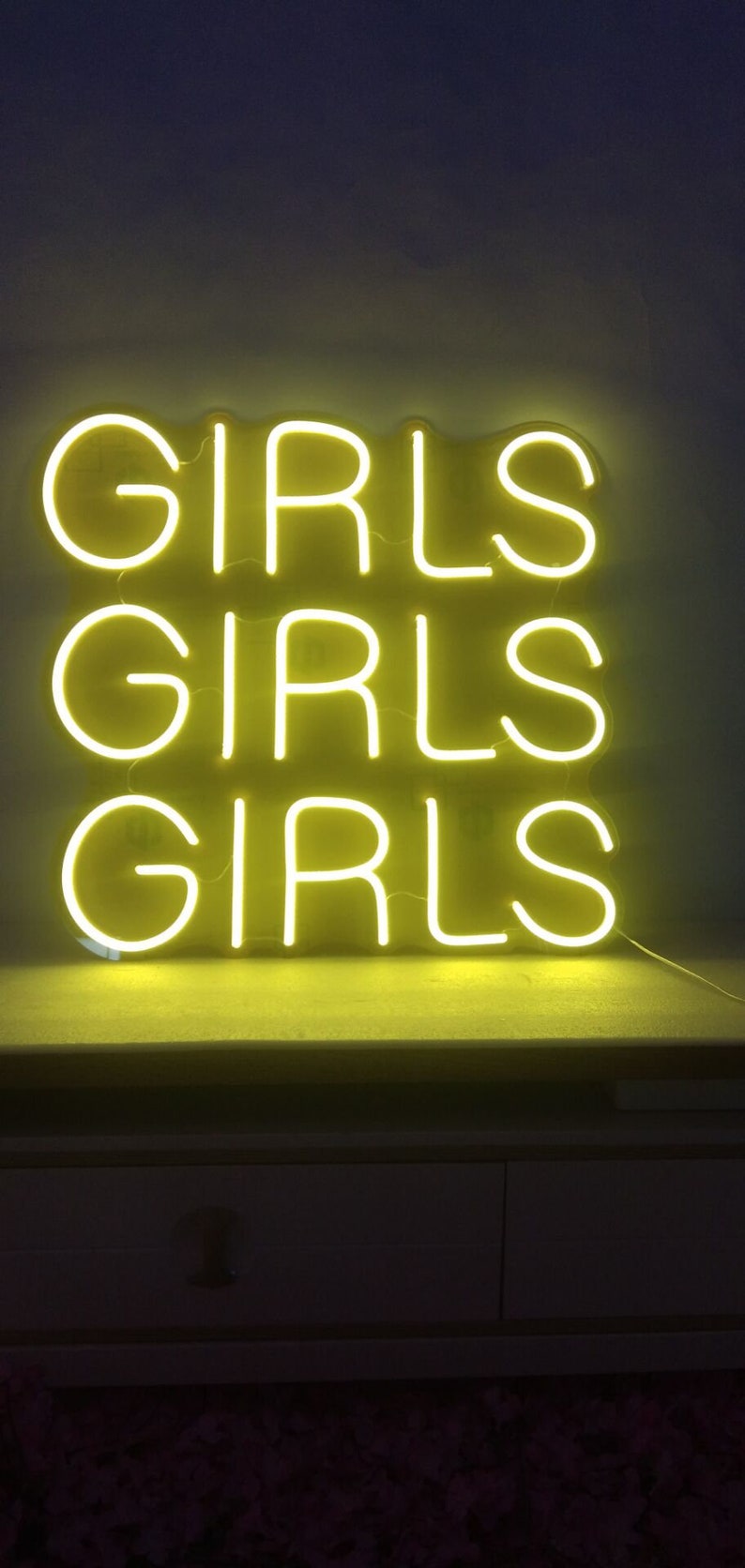 Girls Girls Girls Neon Sign Girls Neon Sign Light Girls Sign | Etsy