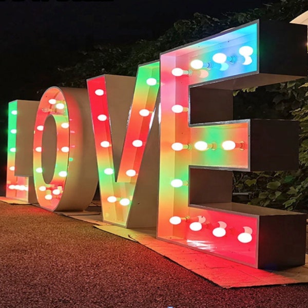 Love Marquee - Etsy