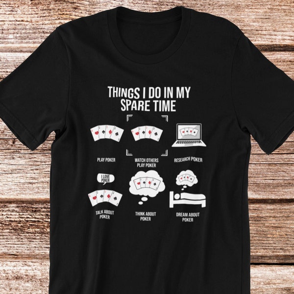 Poker Tshirt - Etsy