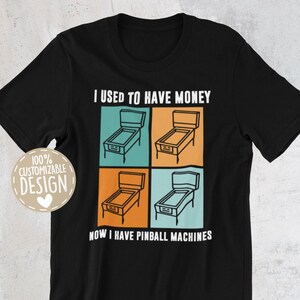 Funny Pinball Machine T-shirt Perfect for Pinball - Etsy