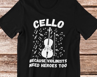 Cellist T-shirt Funny Cello Gift Cute Cello Shirt Things I | Etsy