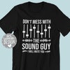 Sound Engineer Gift T-shirt for Man & Woman – Audio Engineer Tee ...