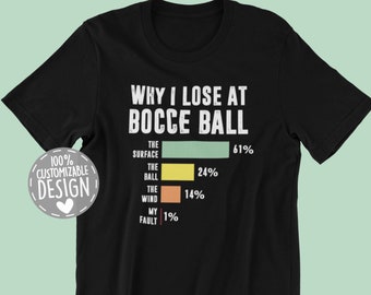 Bocce Ball Shirt. Bocce Lover Gift. Bocce Lover Shirt. Bocce Coach Gift ...