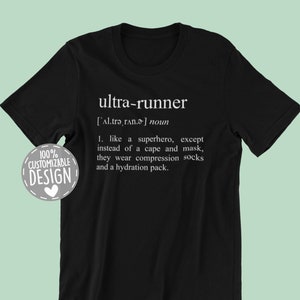 Ultra Runner Definition T-shirt Ultramarathon Gift, Ultra Distance ...