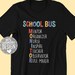 Proud School Bus Monitor T-shirt Bus Aid Attendant Gift, Bus Assistant ...