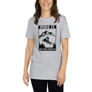 Funny Skimobile Trail Riding T-shirt | Snowmobile Gift, Ski-doo Shirt ...