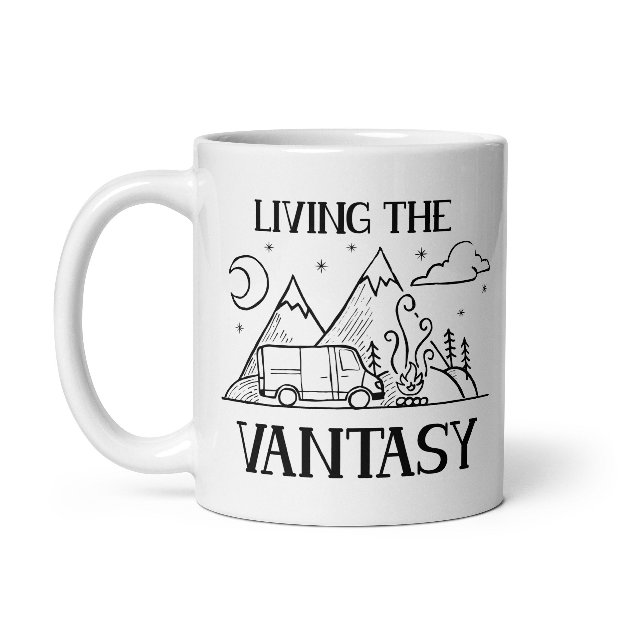 Living the Vantasy Camper Van Mug: Camping Gift - Etsy