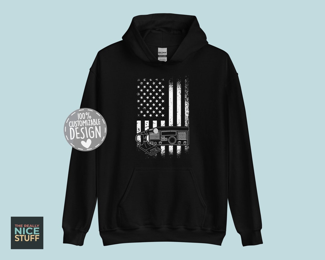 Licensed Ham Radio Operator Hoodie | American Ham Radio Pullover ...
