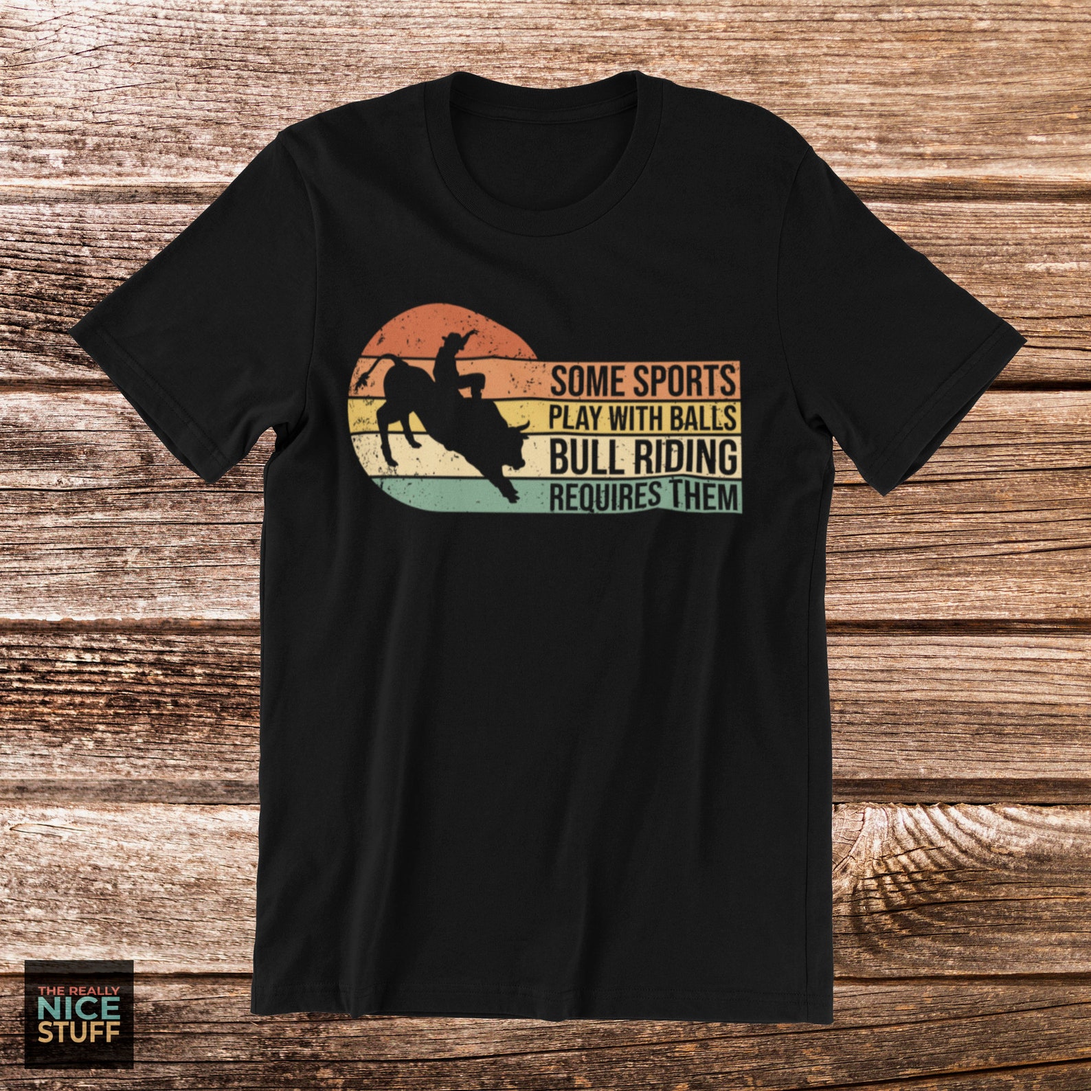 Vintage Bull Riding T-shirt Funny Gift for Bull Rider and - Etsy