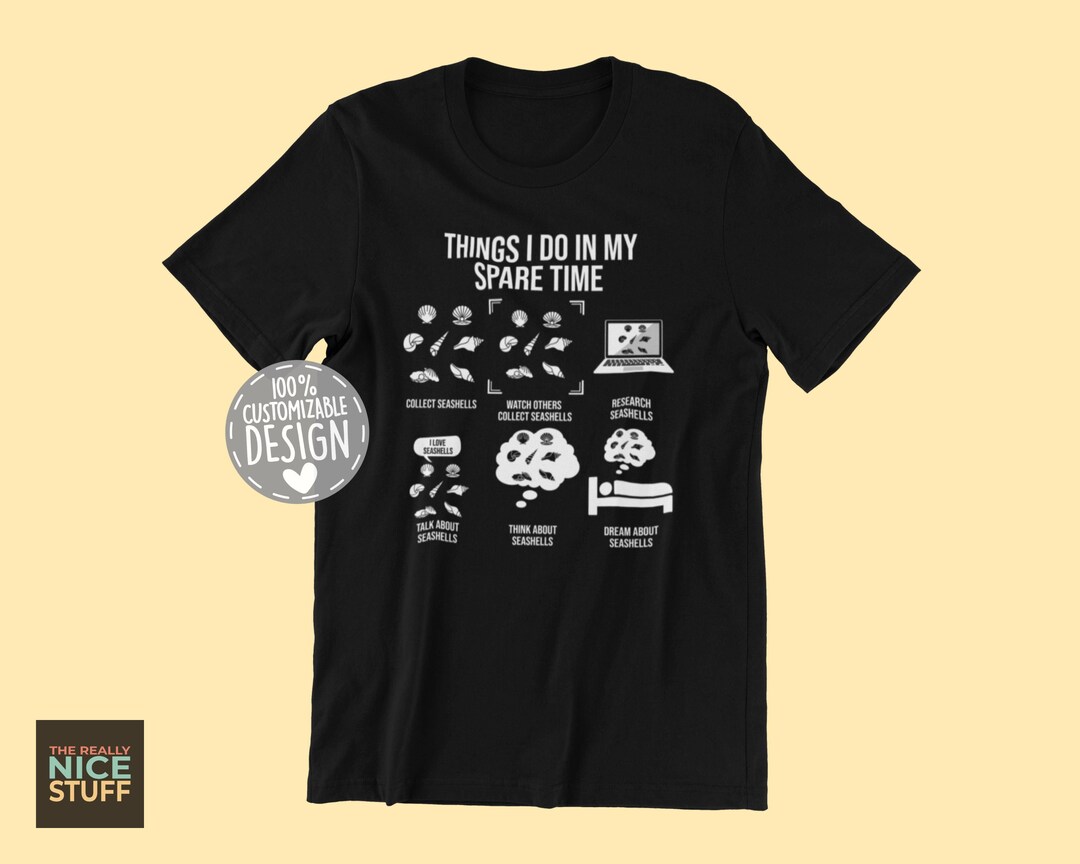 Seashell Collector T-shirt | Beach Comber Shirt, Beach Lover Shirt ...