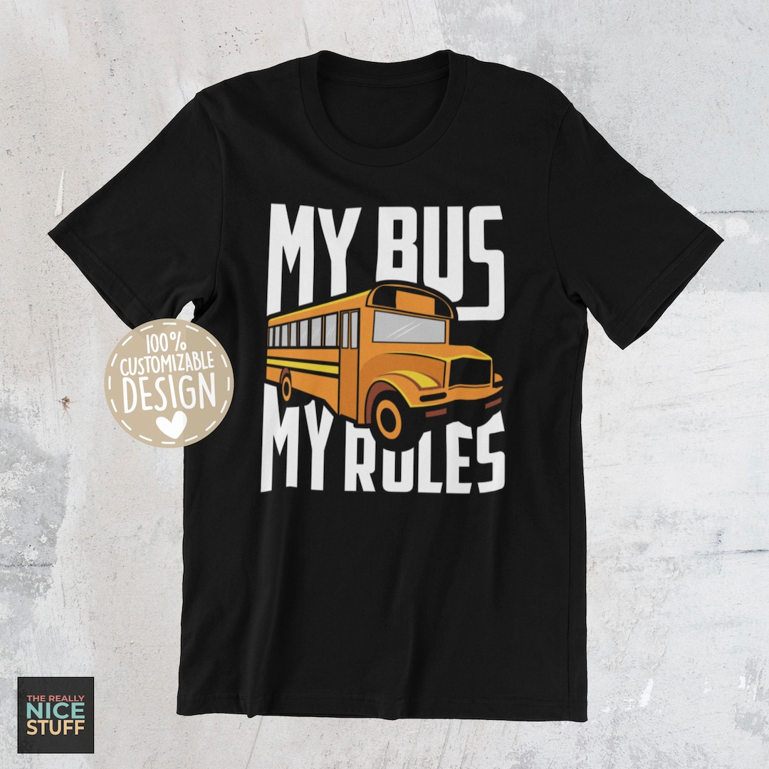 School Bus Monitor T-shirt School Bus Driver Shirt, Bus Aid Attendant ...